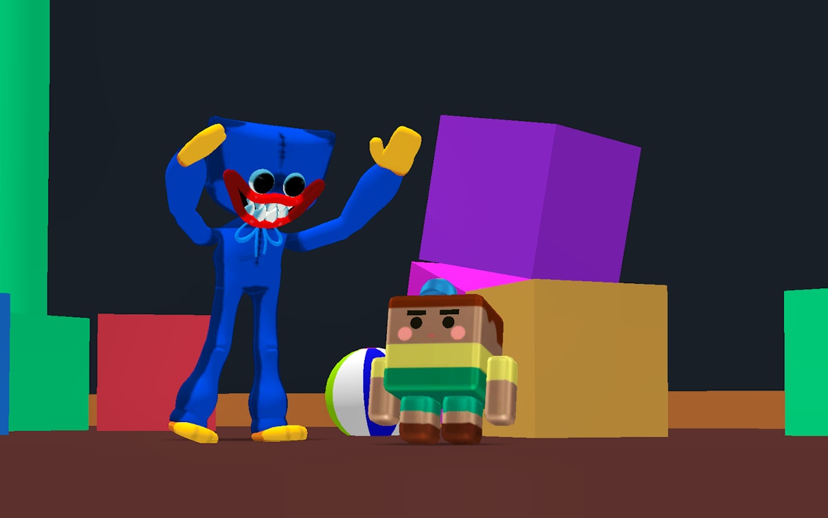 Escape From Blue Monster 🕹️ Play Now on GamePix