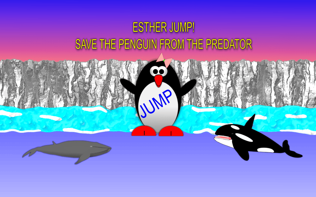 Esther The Penguin. Jump! 🕹️ Play Now on GamePix