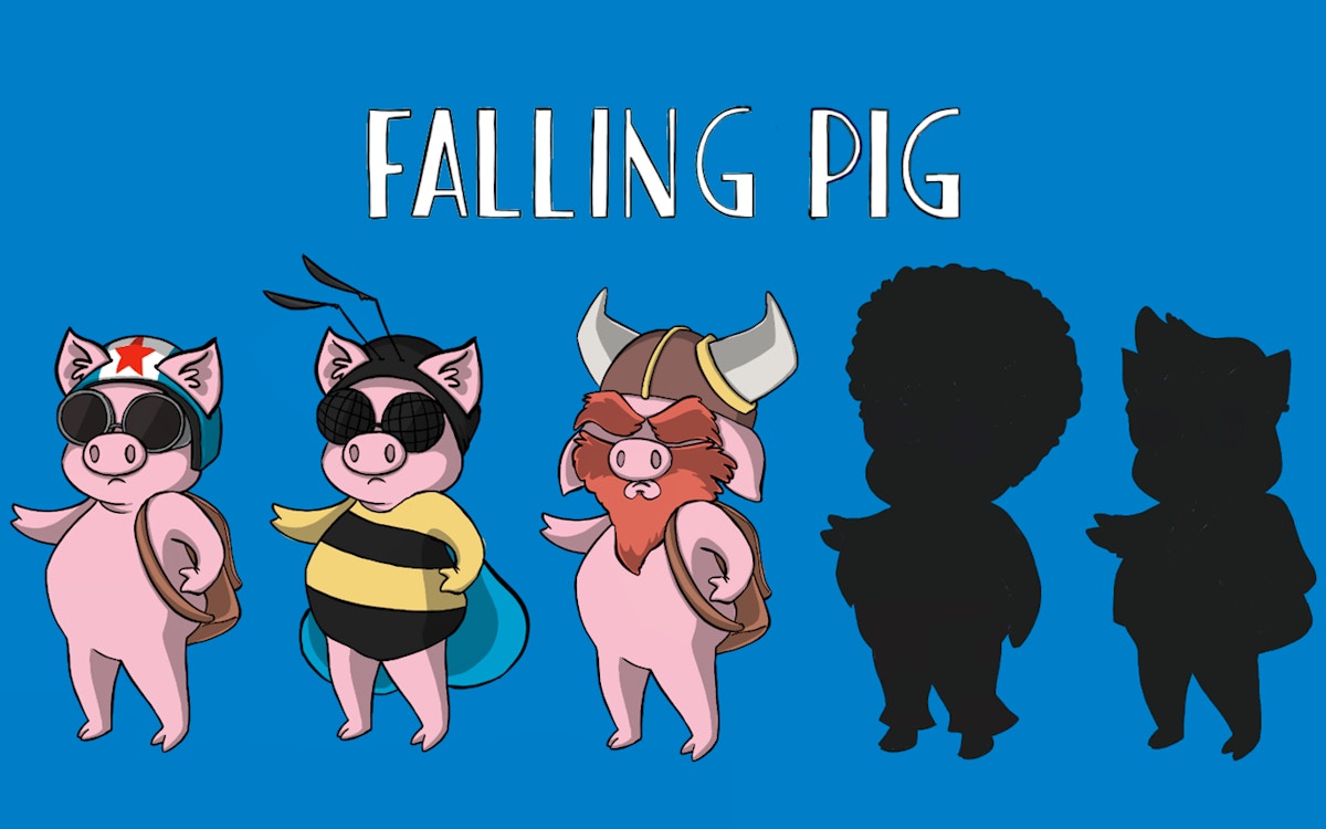 Falling Pig 🕹️ Play Now on GamePix