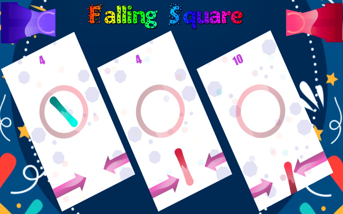 Falling Square 🕹️ Play Now on GamePix