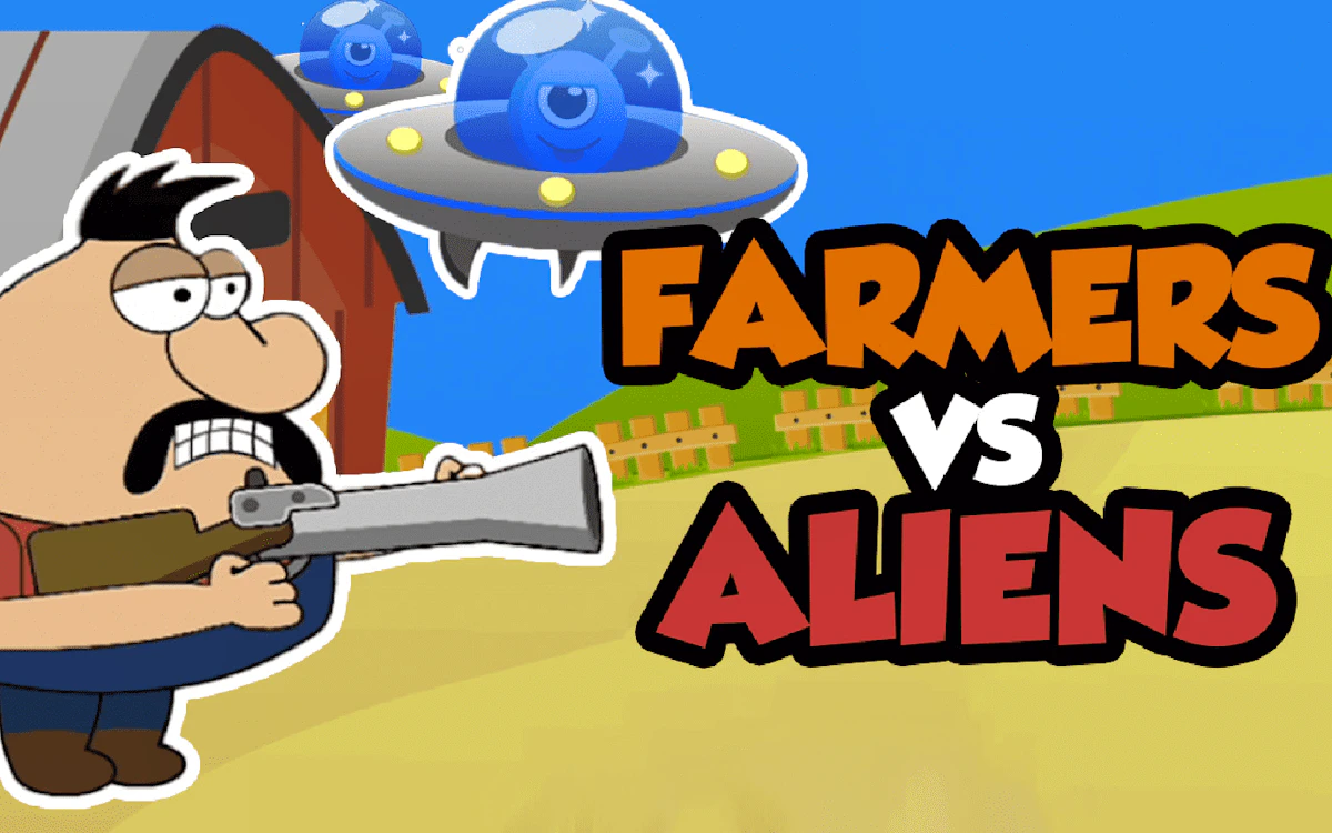 Farmers Vs Aliens 🕹️ Play Now on GamePix