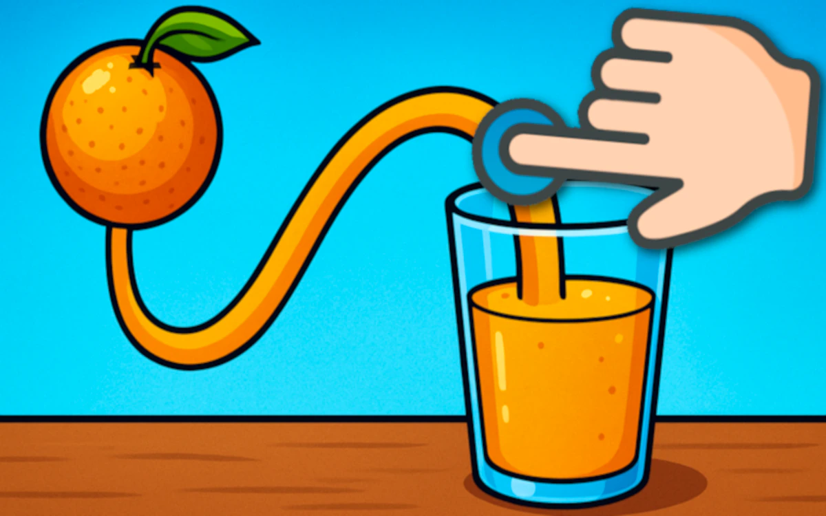 Fill The Glass With Juice 🕹️ Играйте сега на GamePix