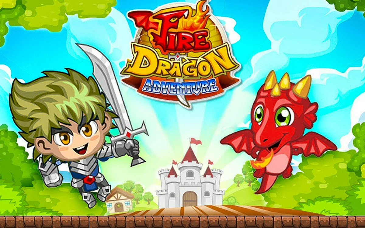 Fire Dragon Adventure 🕹️ Play Now on GamePix