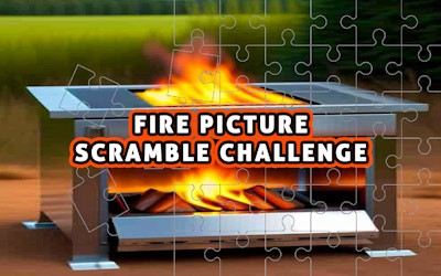 Fire Picture Scramble Challenge 🕹️ Play Now on GamePix