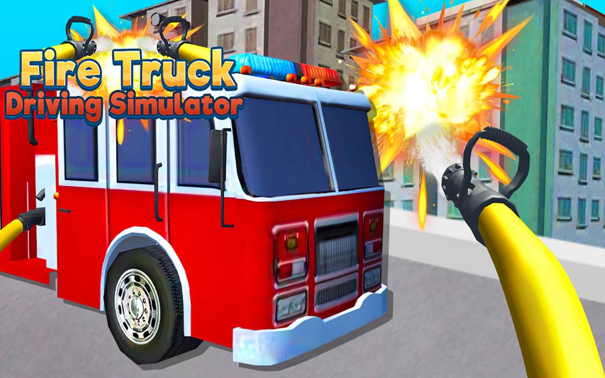 Fire Truck Driving Simulator 🕹️ Play Now on GamePix