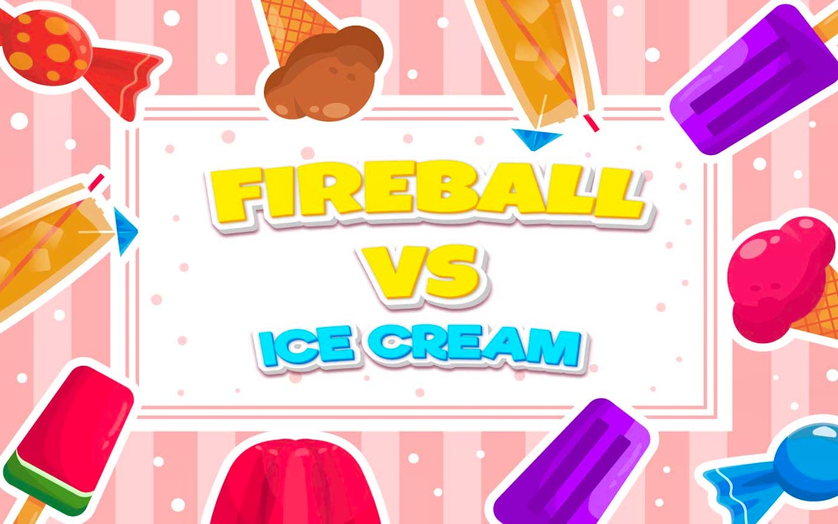 Fireball Vs Ice Cream 🕹️ Play Now on GamePix