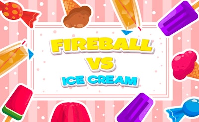 Fireball Vs Ice Cream 🕹️ Play Now on GamePix