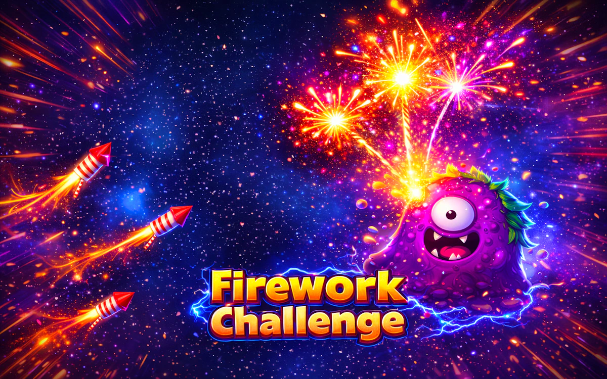 Firework Challenge 🕹️ Play Now on GamePix
