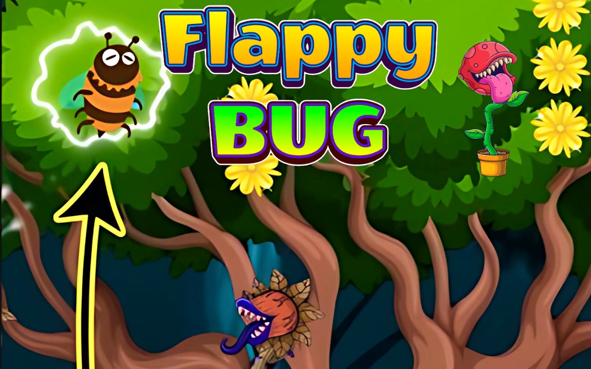 Flappy Bug 🕹️ Play Now on GamePix