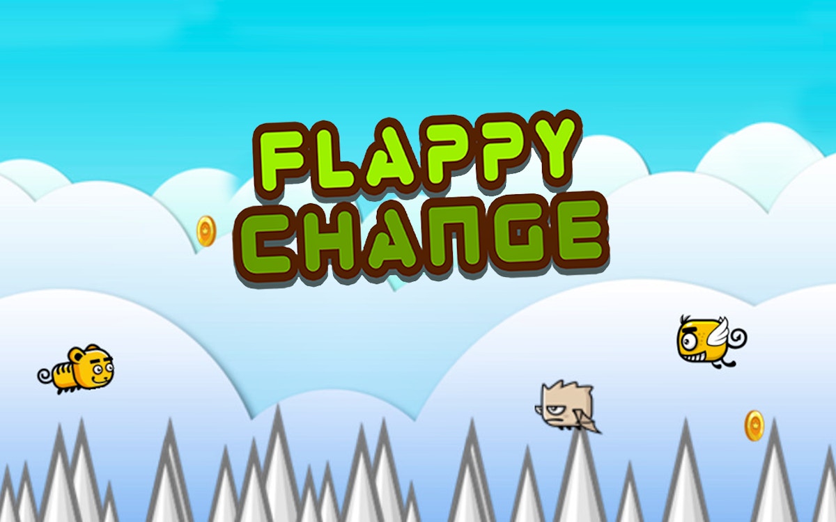Flappy Change 🕹️ Play Now on GamePix