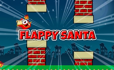 Flappy Santa 🕹️ Play Now on GamePix