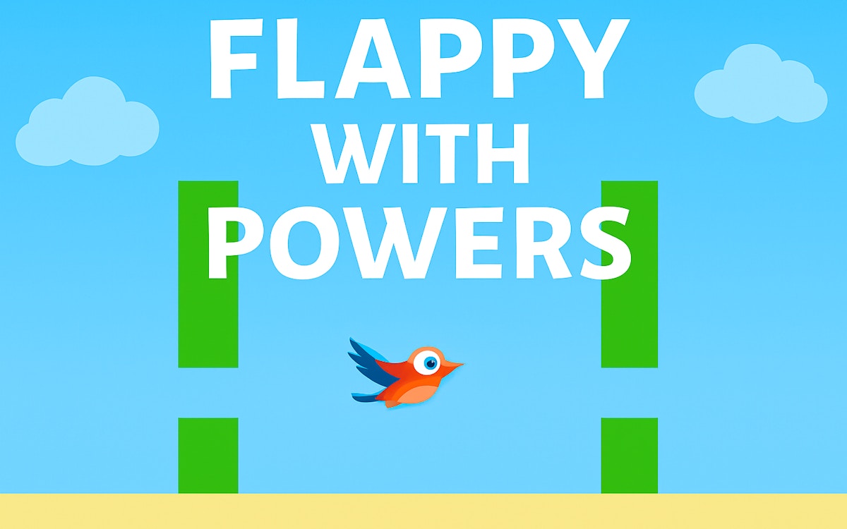 Flappy With Powers 🕹️ Play Now on GamePix