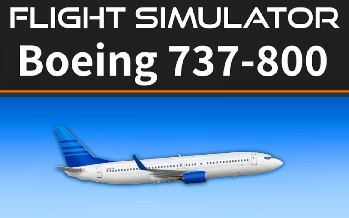 Flight Simulator 737-800 🕹️ Play Now on GamePix
