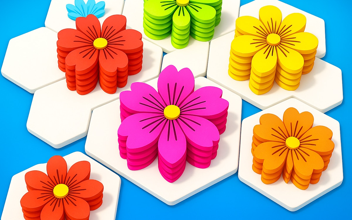 Flower Hexa Puzzle 🕹️ Play Now on GamePix