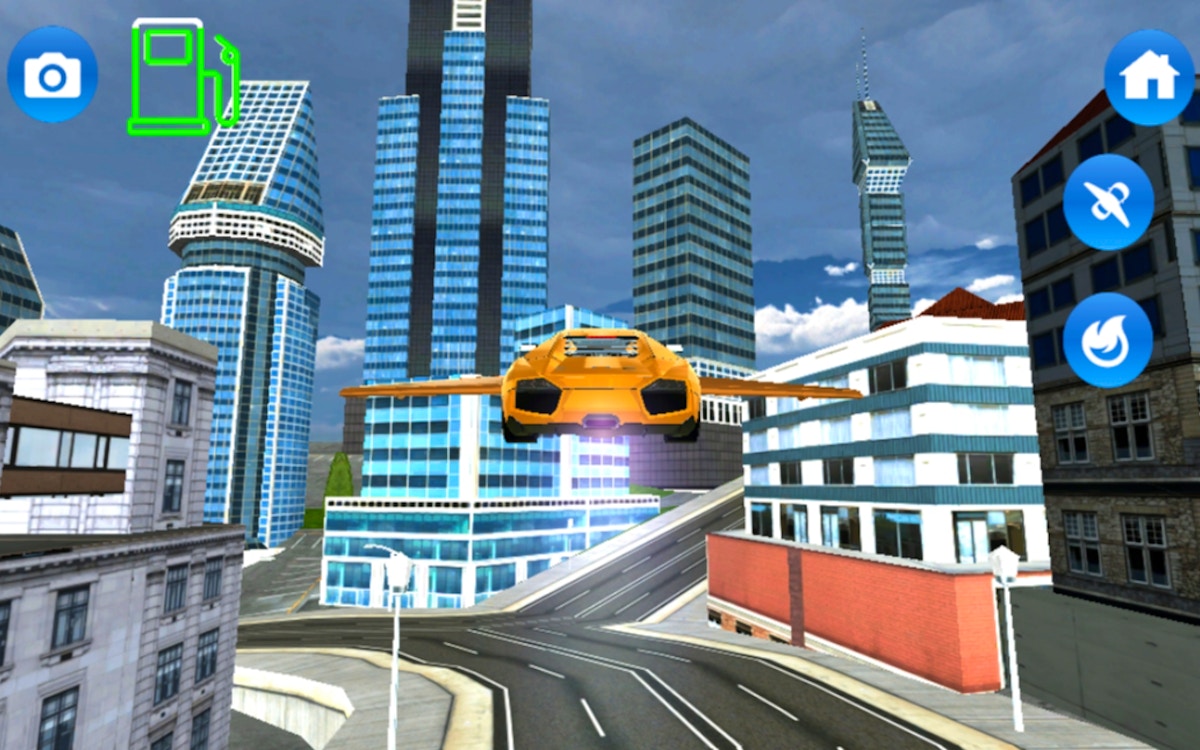 Flying Car Driving Simulator 🕹️ Jetzt spielen auf GamePix