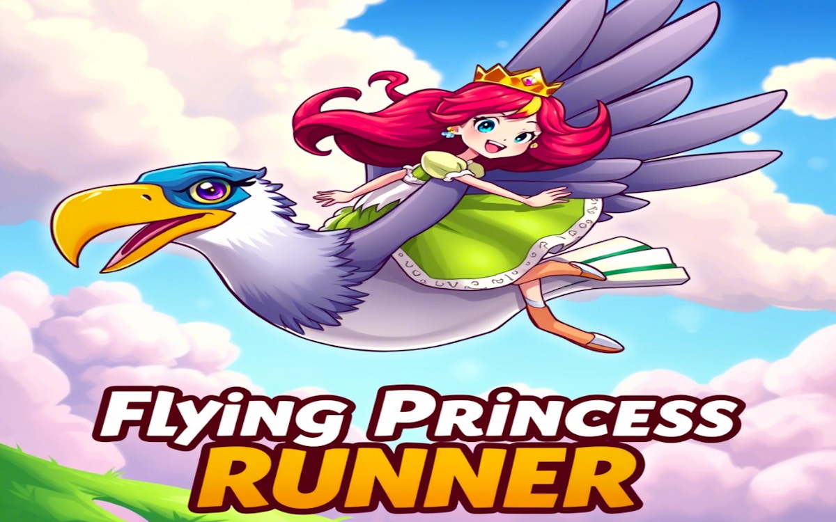Flying Princess Runner 🕹️ Play Now on GamePix