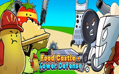 Food Castle Tower Defense 🕹️ Jetzt spielen auf GamePix