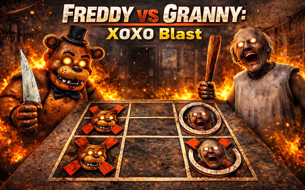 Freddy Vs Granny Xoxo Blast 🕹️ Pelaa nyt GamePixillä
