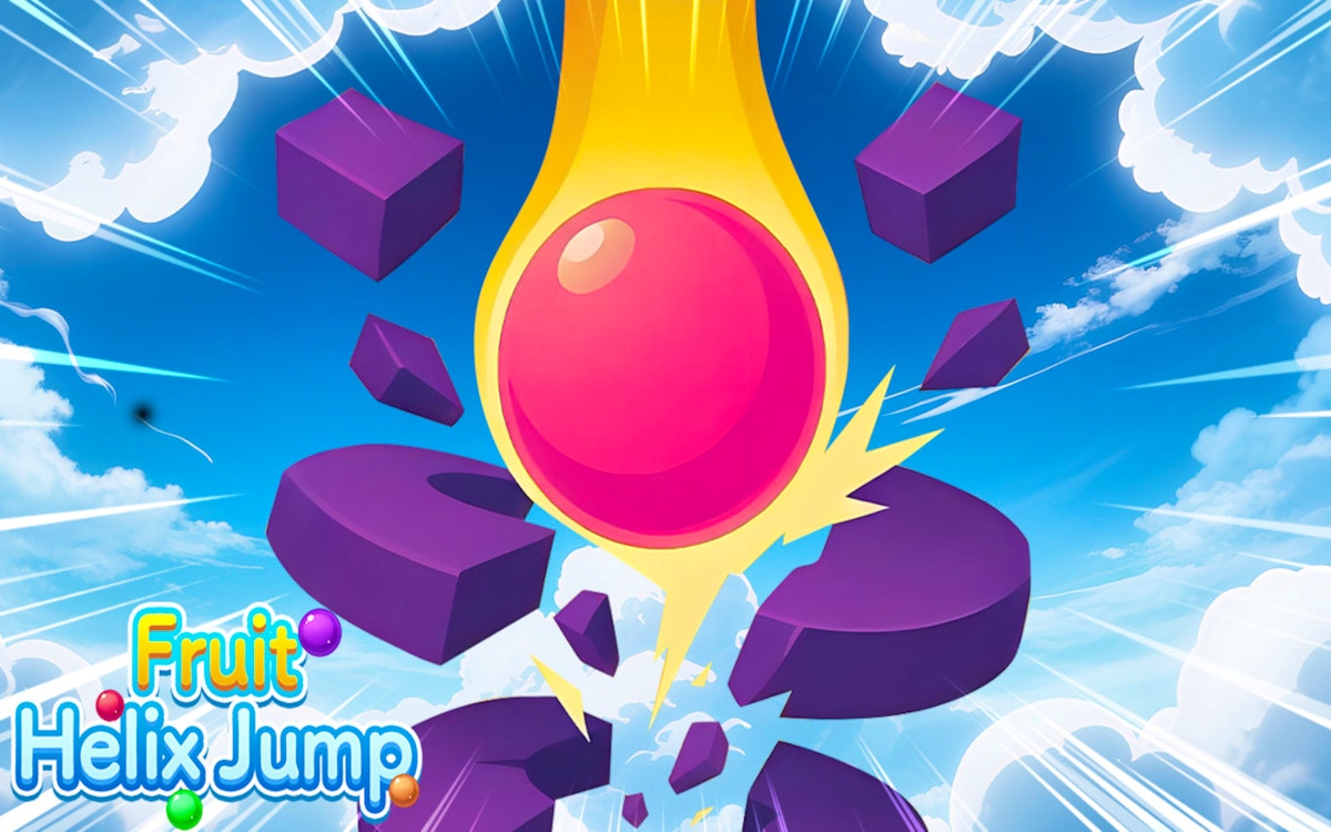Fruit Helix Jump 🕹️ Play Now on GamePix