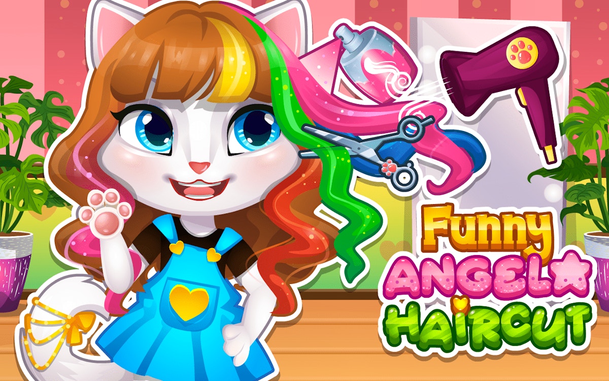 Funny Angela Haircut 🕹️ Play Now on GamePix