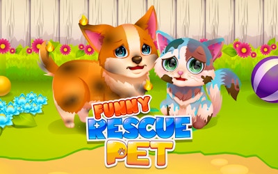 Funny Rescue Pet 🕹️ Zagraj teraz na GamePix