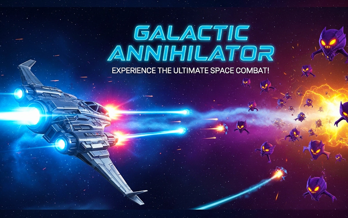 Galactic Annihilator 🕹️ Play Now on GamePix