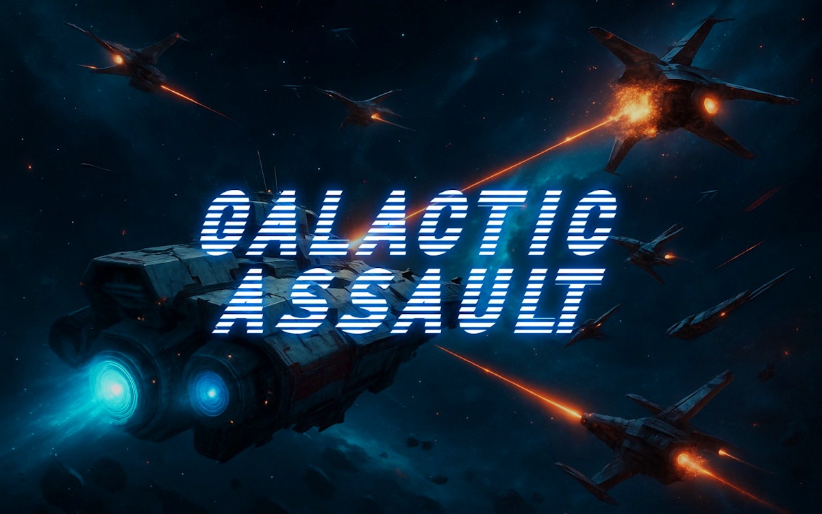 Galactic Assault 🕹️ Играйте сега на GamePix