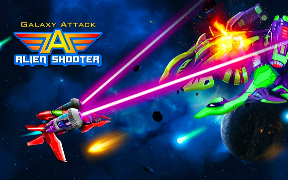 Galaxy Attack: Alien Shooter 🕹️ Jetzt spielen auf GamePix