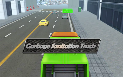 Garbage Sanitation Truck 🕹️ Play Now on GamePix
