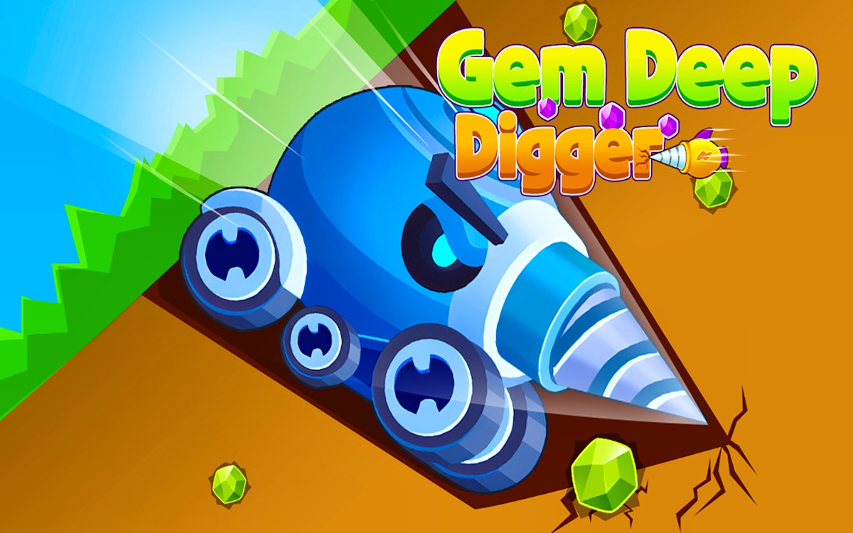 Gem Deep Digger 🕹️ Play Now on GamePix