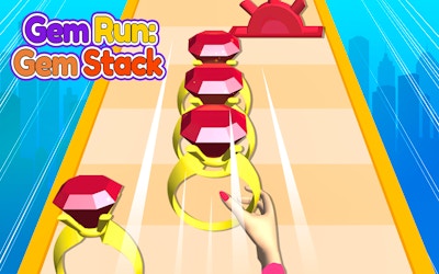 Gem Run Gem Stack 🕹️ Play Now on GamePix