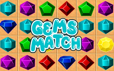 Gems Match 🕹️ Play Now on GamePix