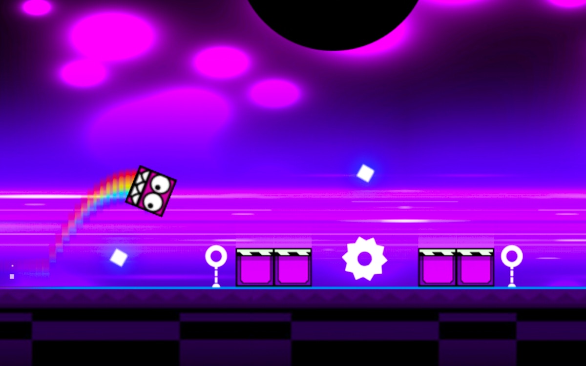 Geometry Neon Dash Rainbow 🕹️ Play Now on GamePix