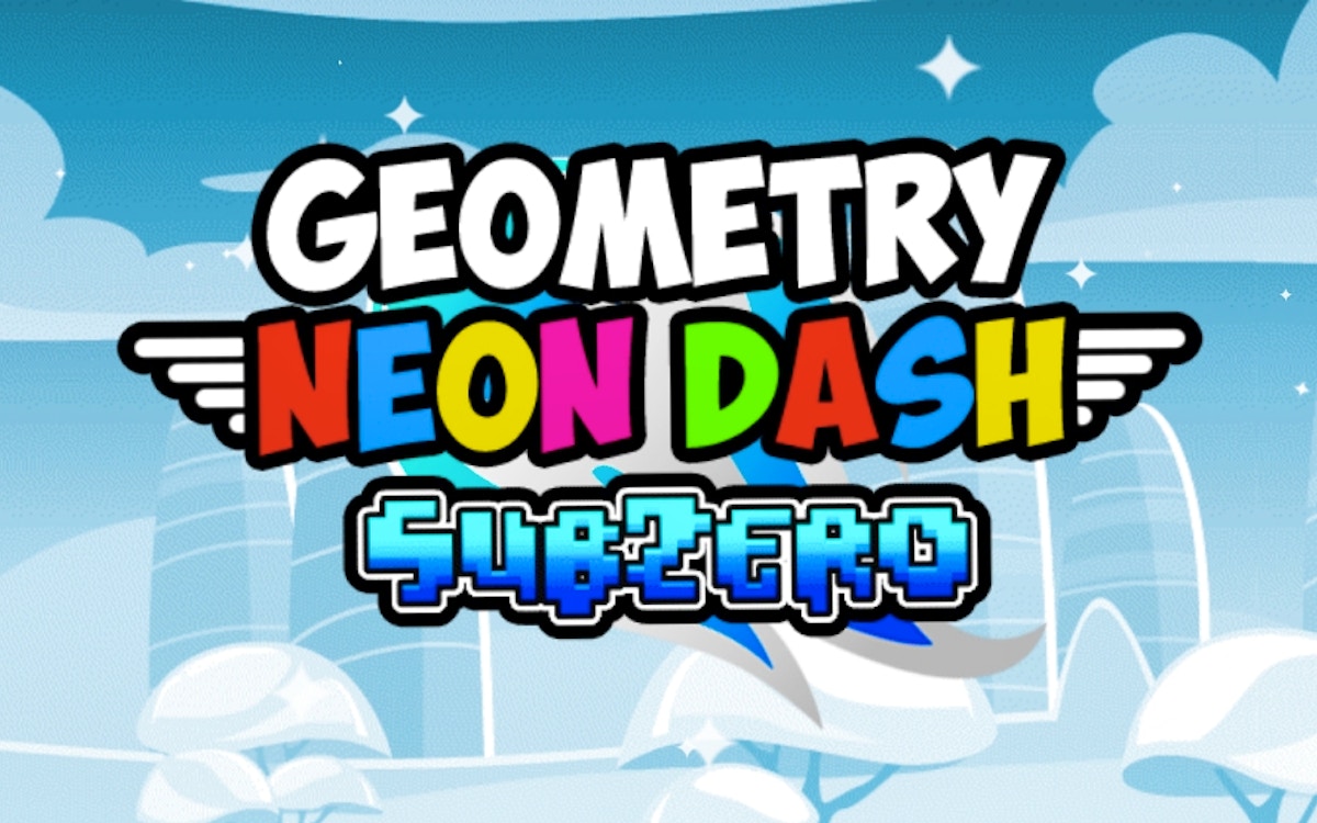 Geometry Neon Dash Subzero:play Geometry Neon Dash Subzero online for free on GamePix