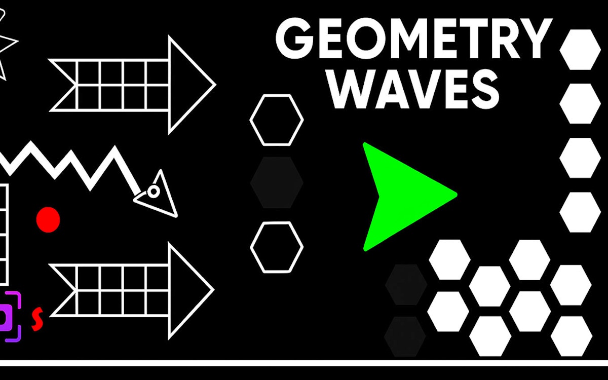 Geometry Waves 🕹️ Play Now on GamePix