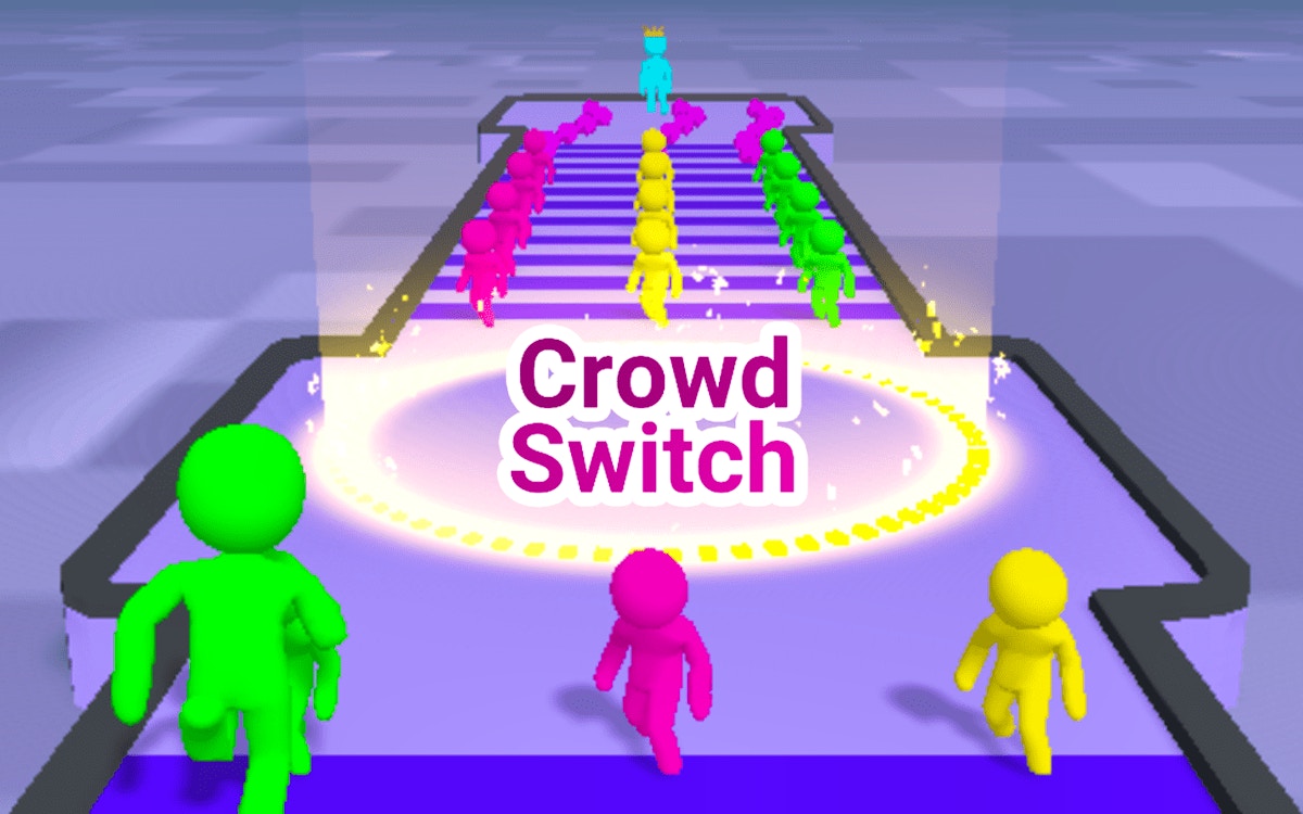 Giant Run Color Run Crowd Switch 🕹️ Play Now on GamePix