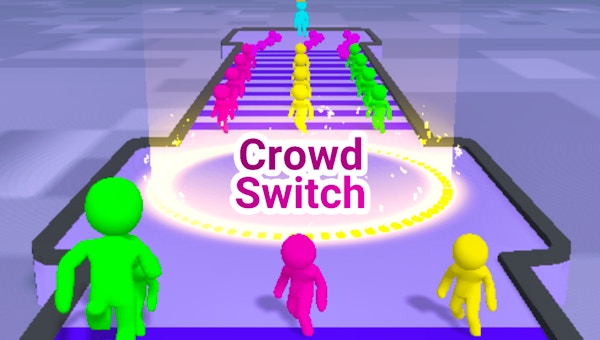 Giant Run Color Run Crowd Switch 🕹️ Play Now on GamePix