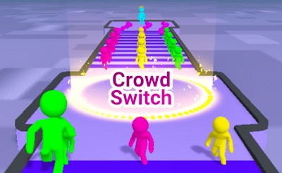 Giant Run Color Run Crowd Switch 🕹️ Play Now on GamePix