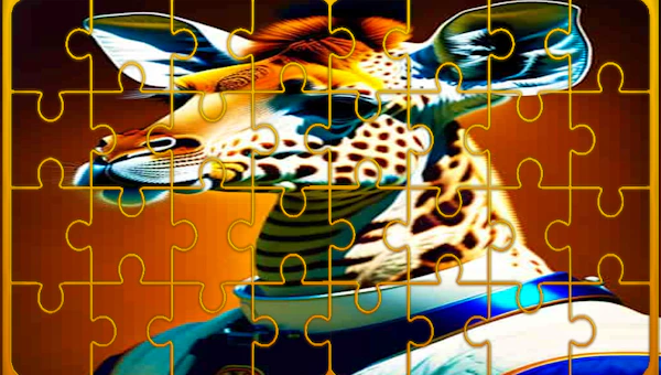Giraffe Jigsaw Image Challenge 🕹️ Play Now on GamePix
