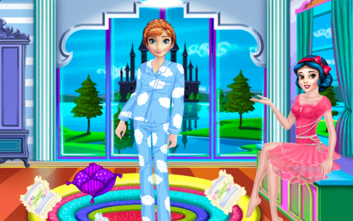 Girls Pijama Party 🕹️ Play Now on GamePix