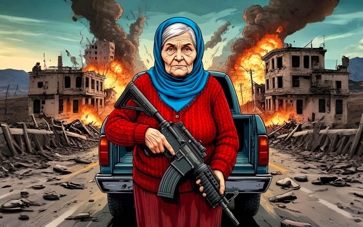 Grandma With Machine-gun Apocalypsis 🕹️ Joue Maintenant sur GamePix