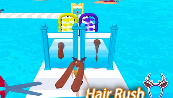 Hair Rush 🕹️ Play Now on GamePix