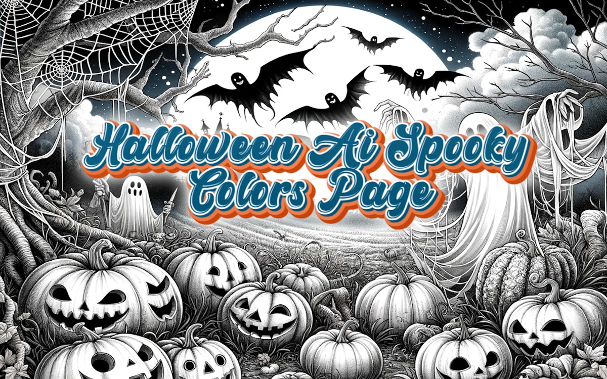 Halloween Ai Spooky Colors Page 🕹️ Play Now on GamePix