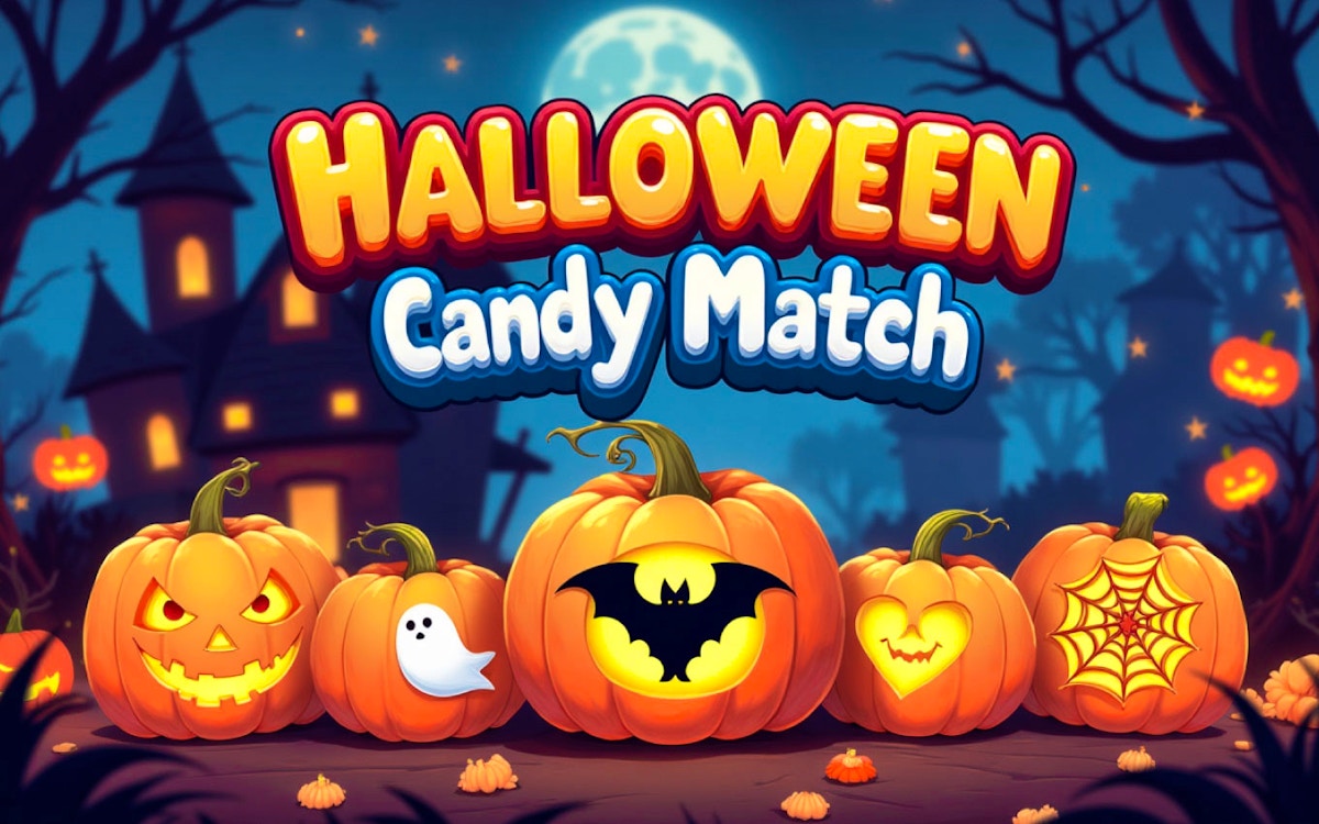 Halloween Candy Match 🕹️ Play Now on GamePix