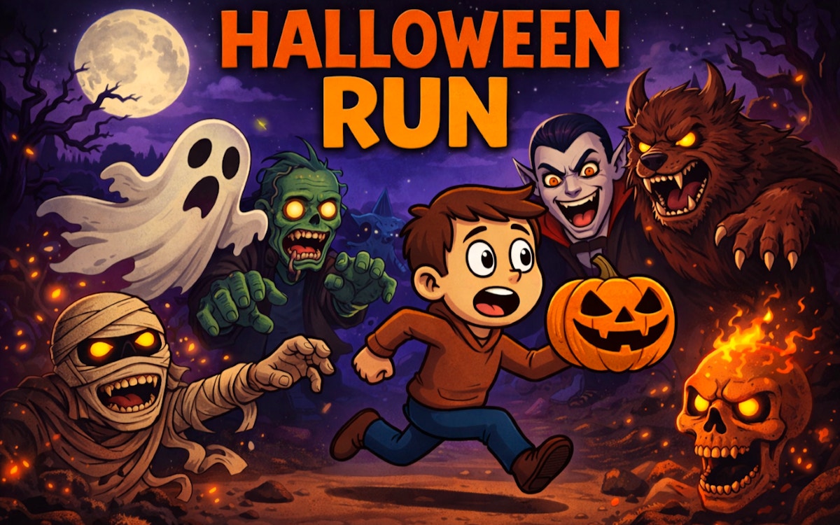 Halloween Run 🕹️ Joue Maintenant sur GamePix