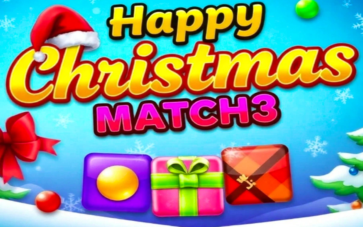 Happy Christmas Match3 🕹️ Play Now on GamePix