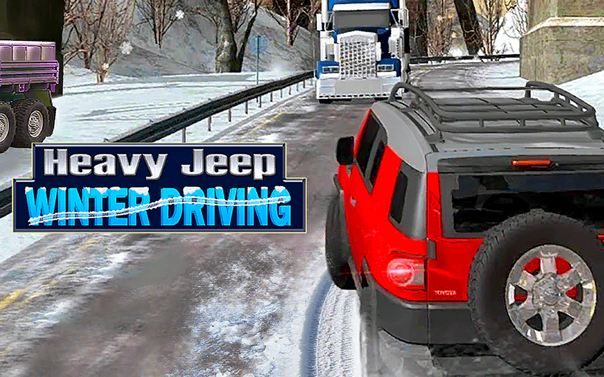 Heavy Jeep Winter Driving 🕹️ Play Now on GamePix