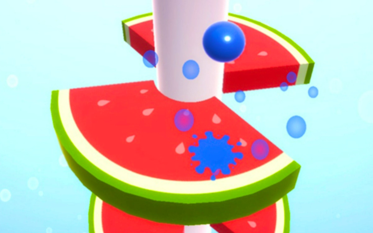 Helix Fruit Jump 🕹️ Play Now on GamePix