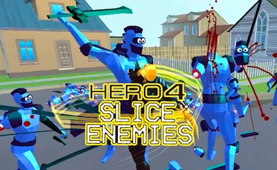 Hero 4: Slice Enemies 🕹️ Play Now on GamePix