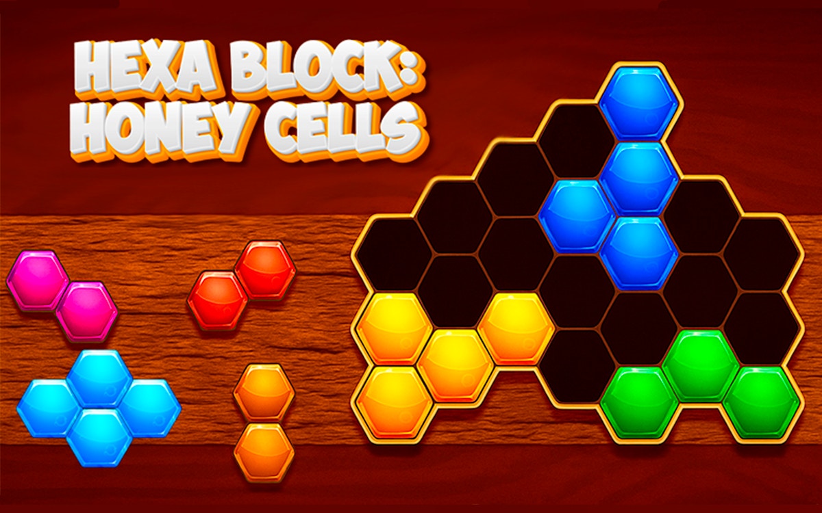 Hexa Block Honey Cells 🕹️ Play Now on GamePix